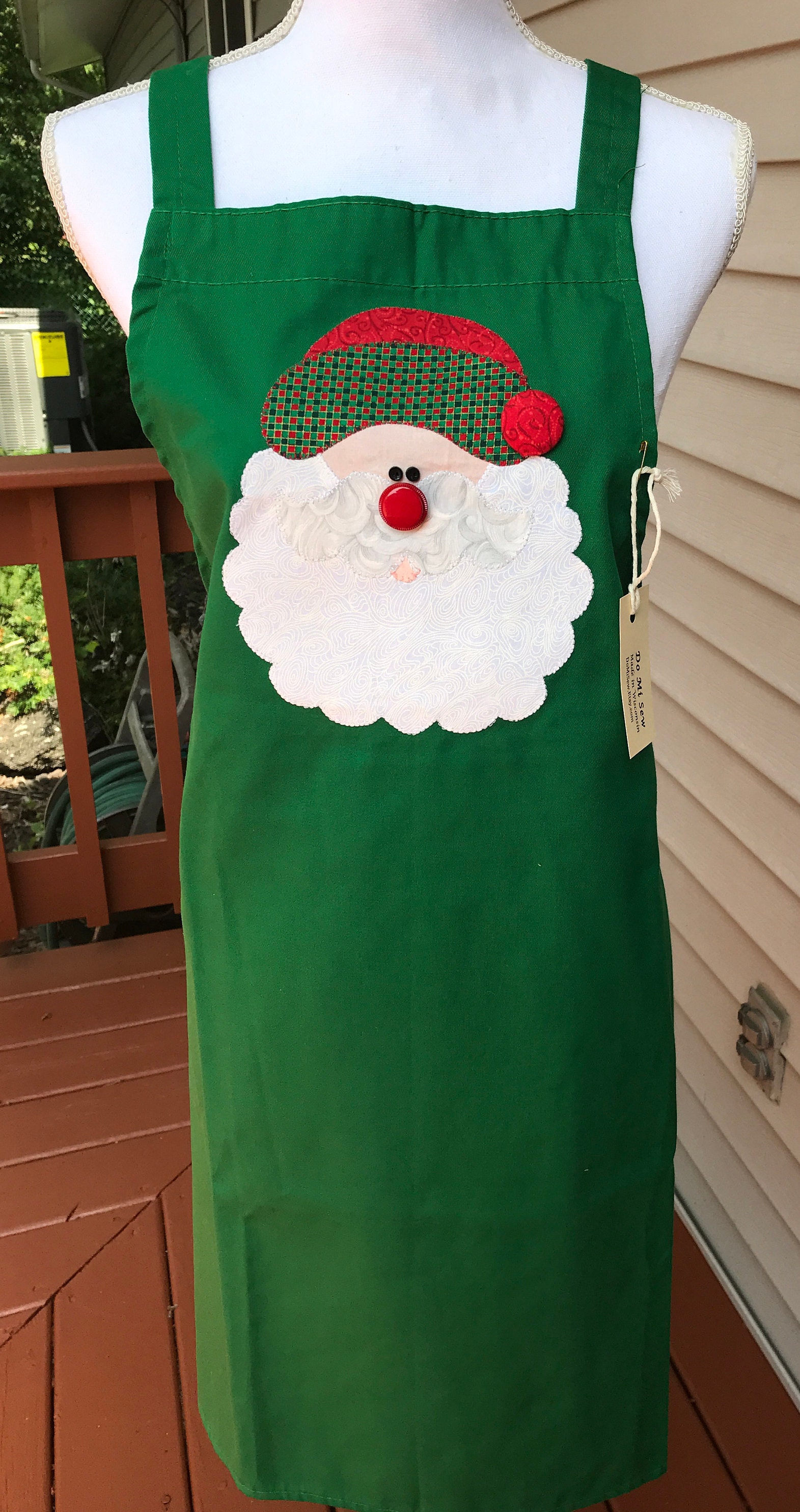 Santa Apron - Etsy