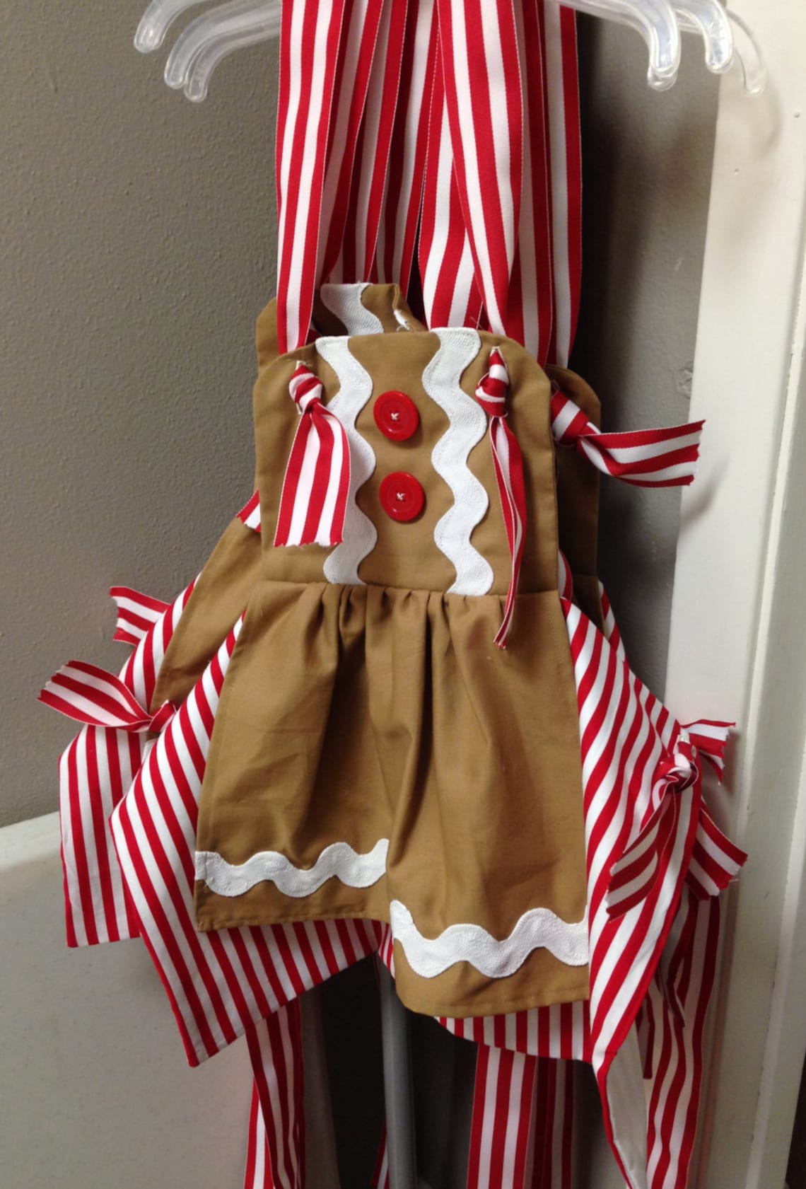 Child's Gingerbread Apron, Gingerbread Apron, Child's Apron - Etsy