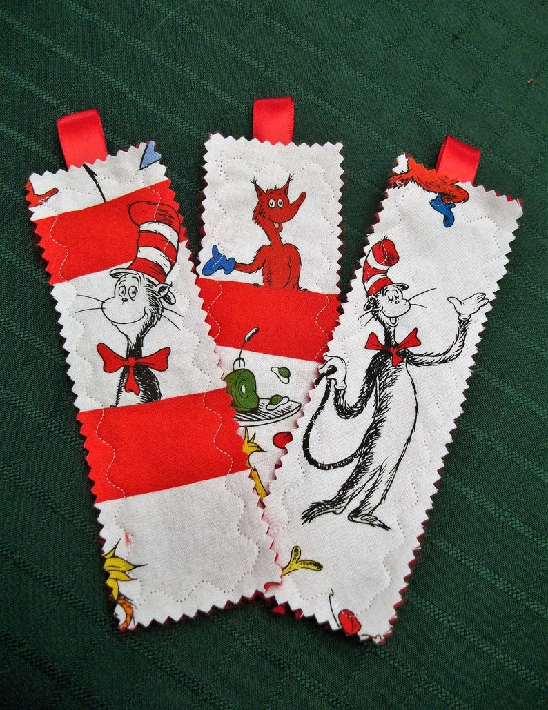 Dr. Seuss Bookmarks Set of 6 Celebrate Read Across America - Etsy