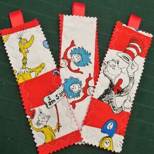 Dr. Seuss Bookmarks, Set of 6, Celebrate Read Across America Day - Etsy