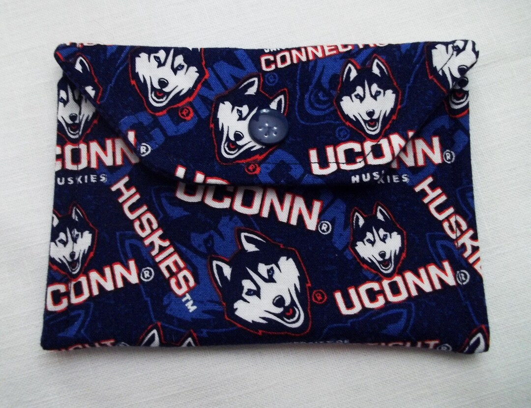 University of Connecticut Small Fabric Wallet, Gift Card Holder, Uconn ...