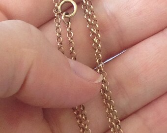 Gold vermeil chain | Etsy