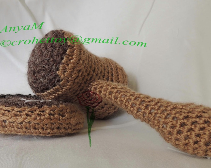 Crochet Pattern pdf File the Gavel & the 'sound Block' for Judge : - Etsy