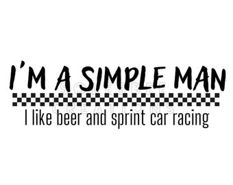 Im a Simple Man Svg - Etsy UK