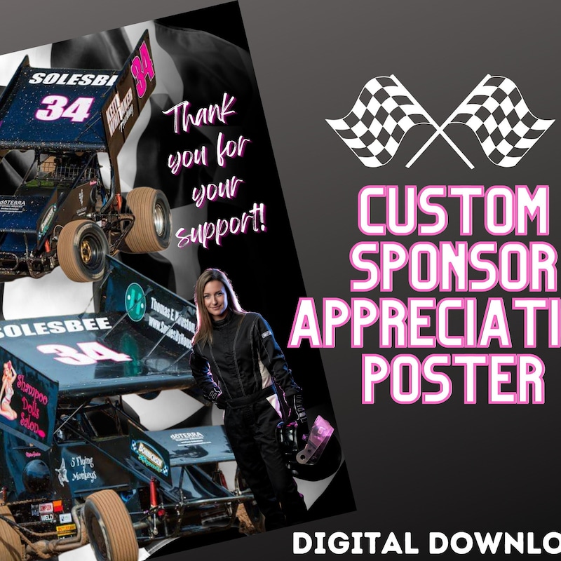 Thank You Sponsor Posters - Etsy