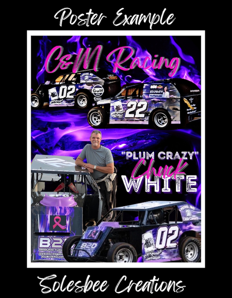 Custom Racing Poster Design Digital Download for Printing. - Etsy