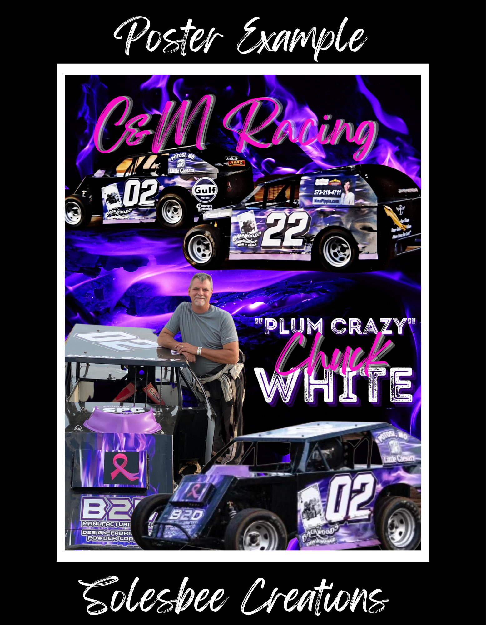 Digital Drawing & Illustration Custom Racing Poster Design *Read ...