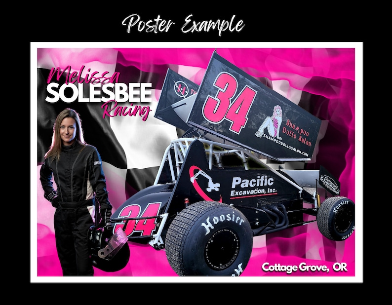 Custom Racing Poster Design Digital Download for Printing. - Etsy