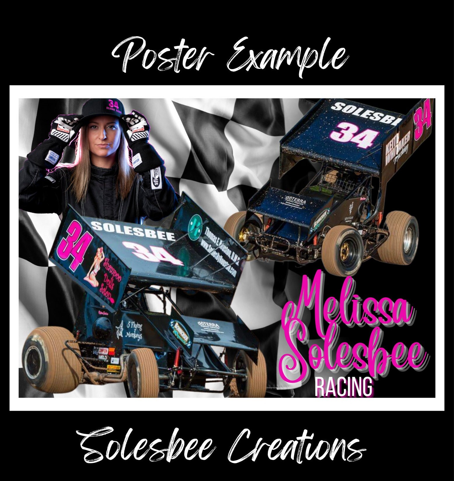 Digital Drawing & Illustration Custom Racing Poster Design *Read ...