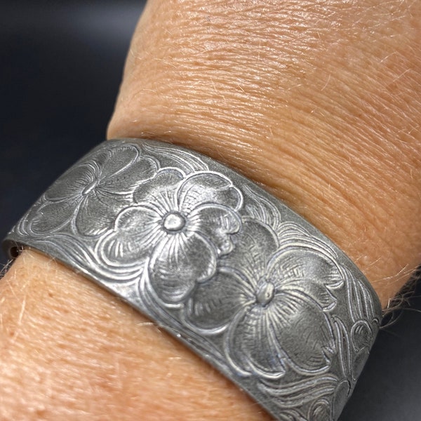 Pewter Bracelet - Etsy