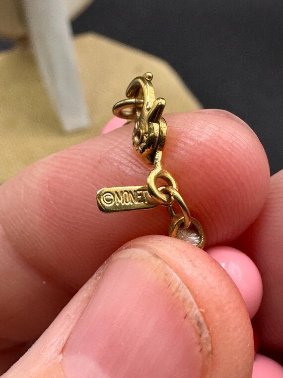 Vintage ombré 1980s MONET Cherry Red & Shades of Pin… - Gem