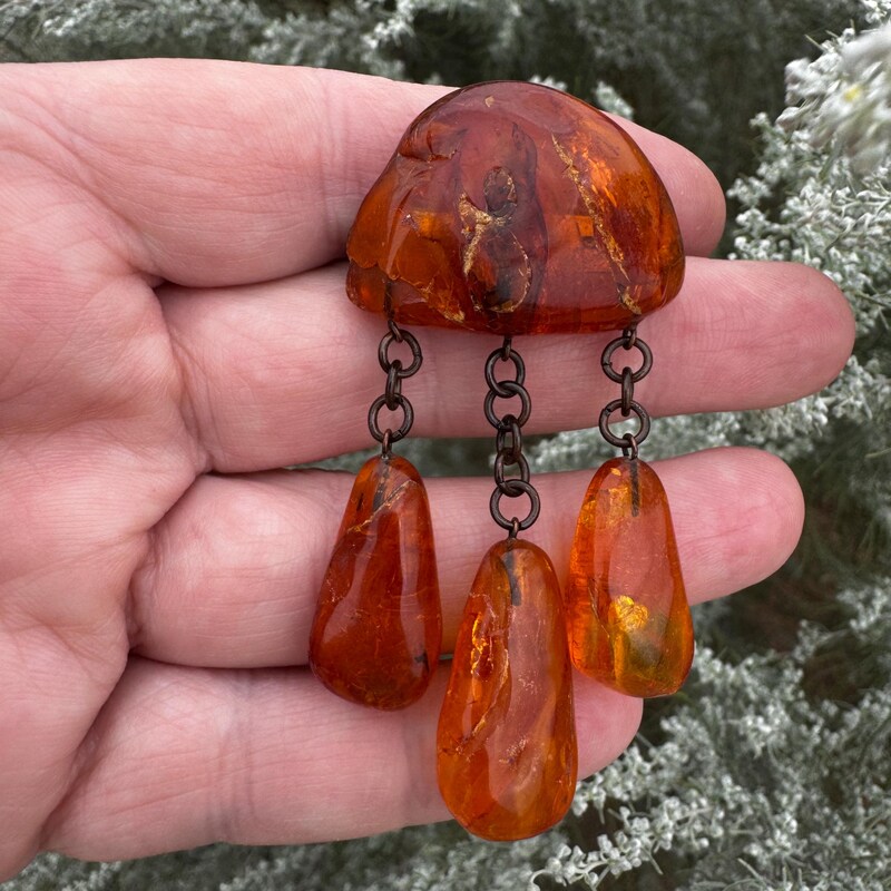 Amber Pin - Etsy