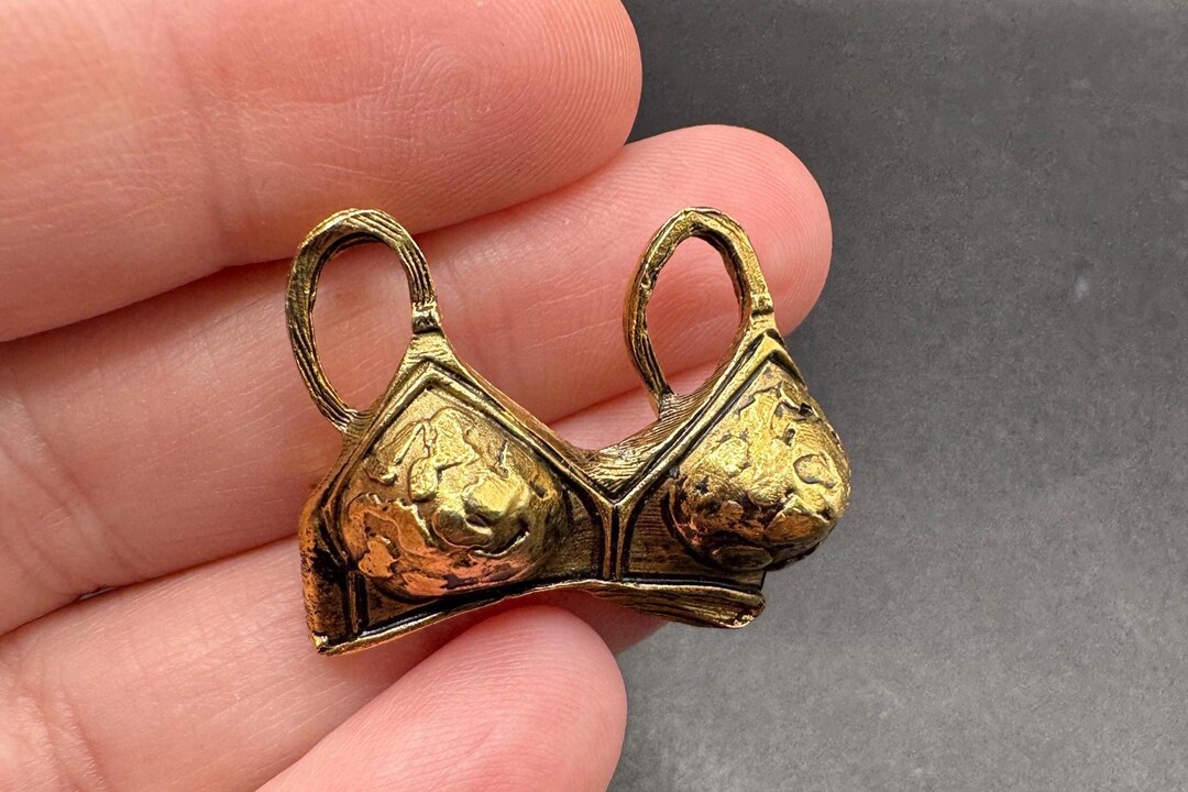 Vintage Bullet Bra Brooch - Etsy