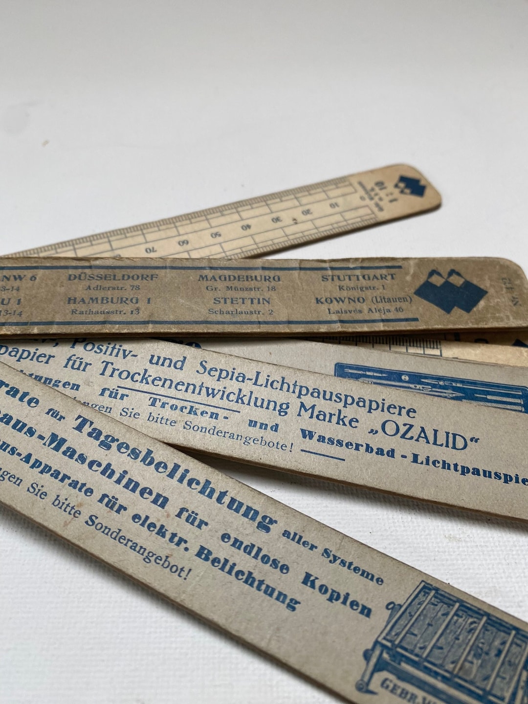 Vintage Old German Slide Rule Scale Calculator Berlin D.R.G.M.GEBR ...