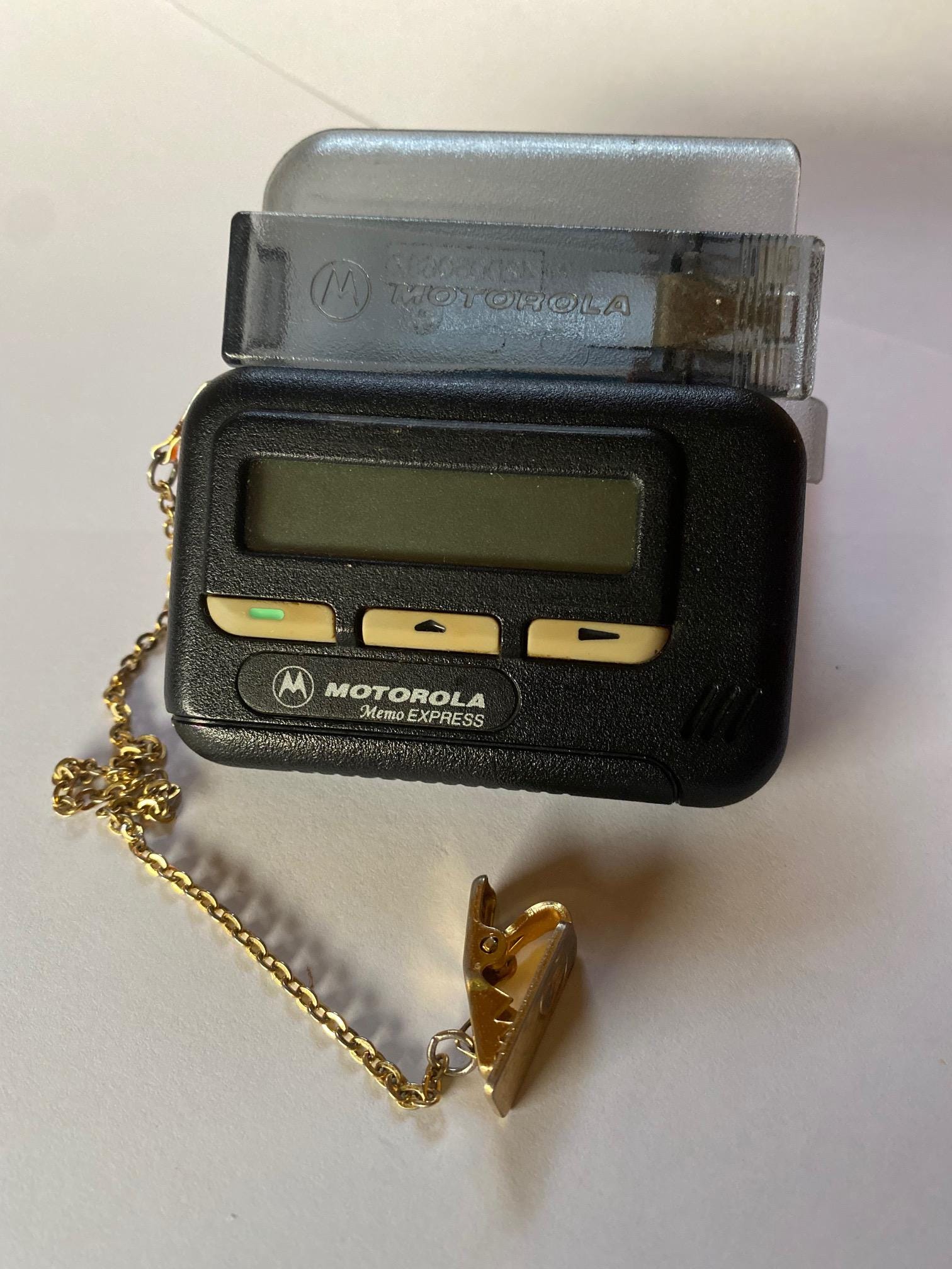 Vintage Motorola Memo Express Pager With Clip - Etsy