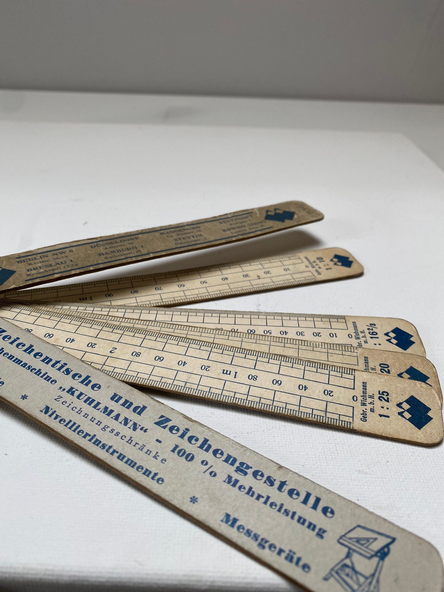 Vintage Old German Slide Rule Scale Calculator Berlin D.R.G.M.GEBR ...