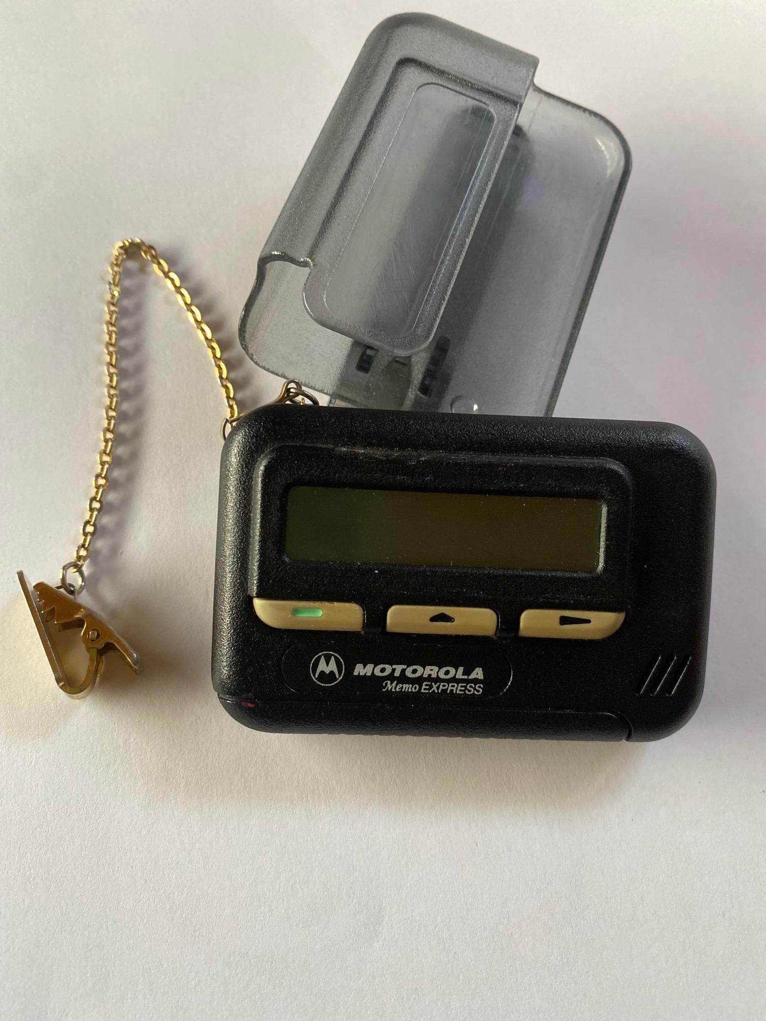 Vintage Motorola Memo Express Pager With Clip - Etsy
