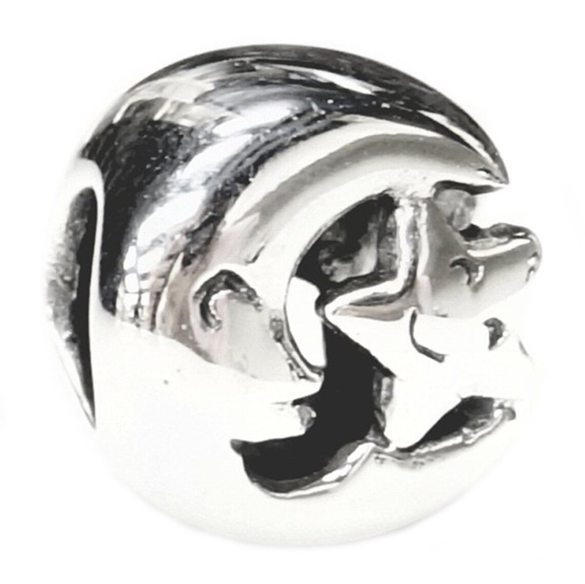 925 Sterling Silver Happy Face Smiley Moon Star Love Family - Etsy