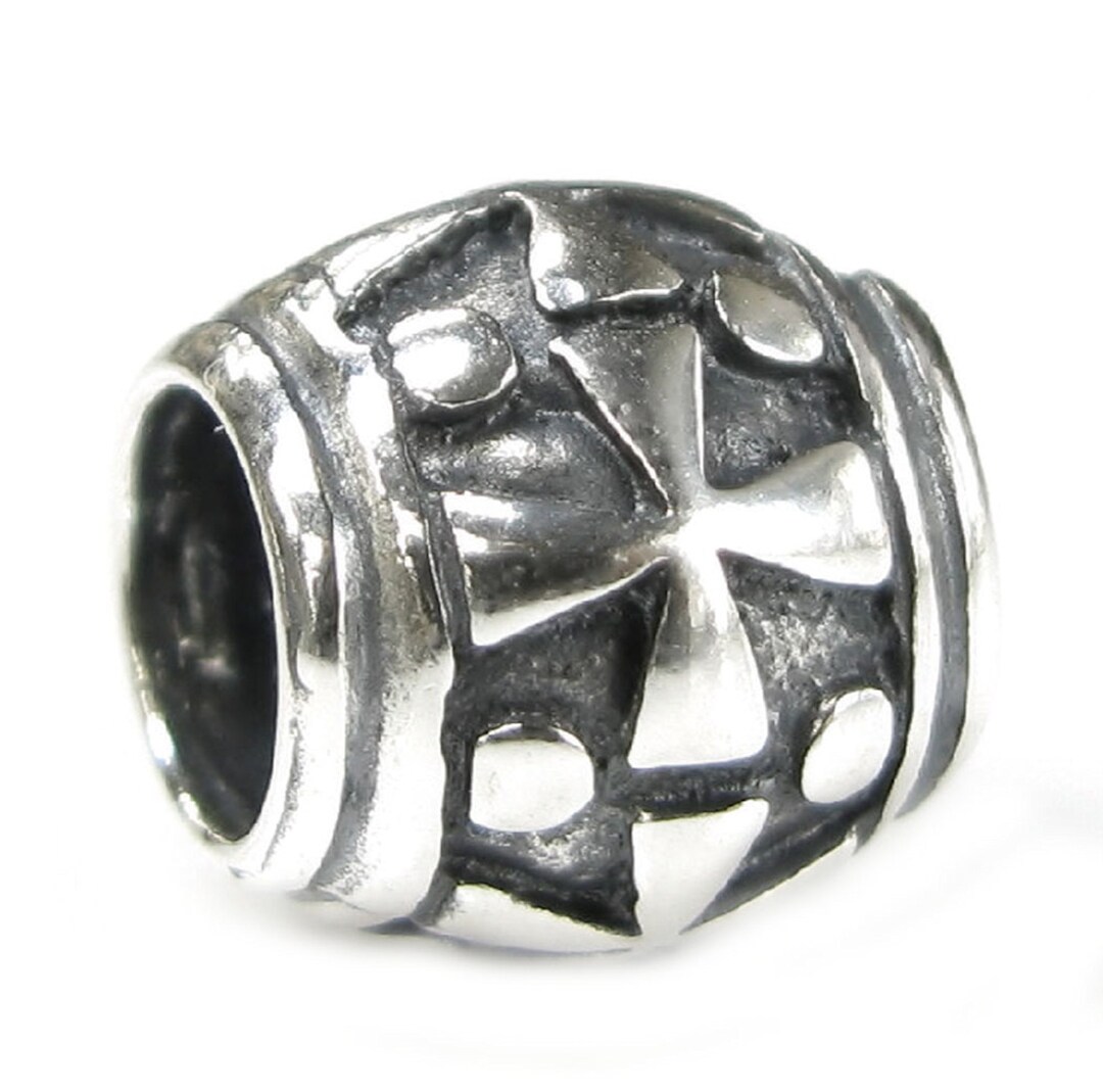 925 Sterling Silver Christian Holy Cross Bead Charm 1PC - Etsy