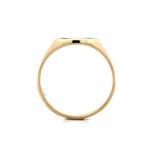 Vintage Mexican Peso Signet Ring in 14k Yellow Gold - Etsy