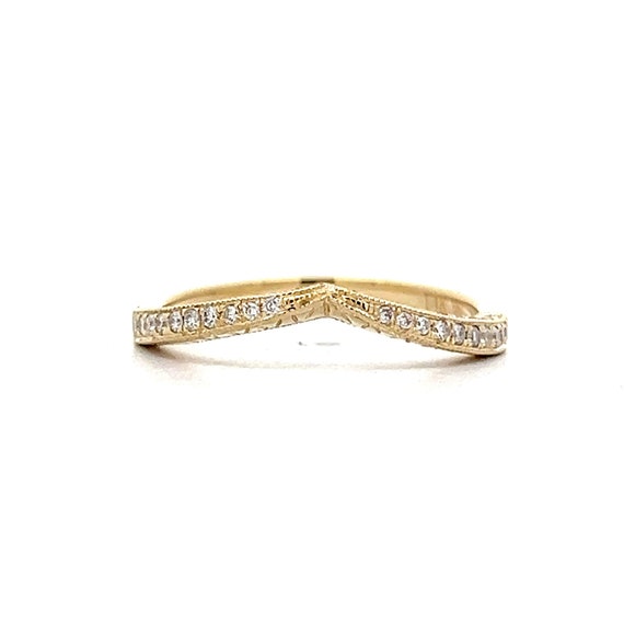 Diamond wedding band contour - Gem