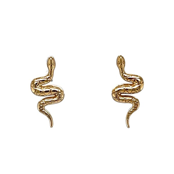 Snake Stud Earrings - Etsy