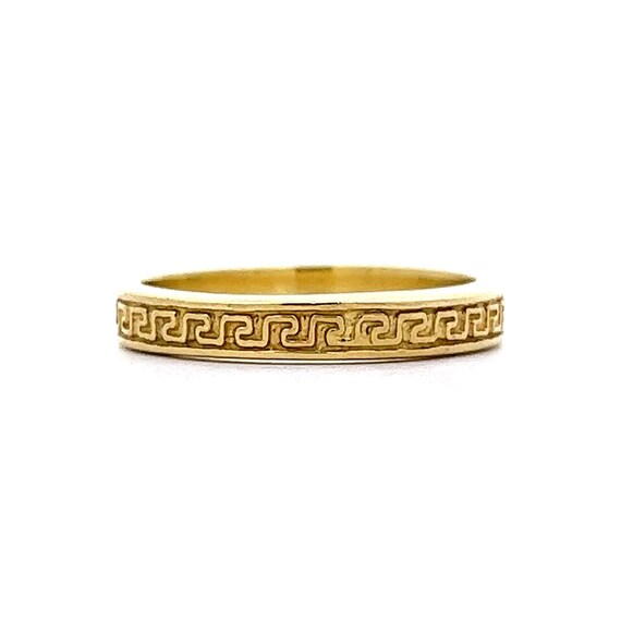 gold greek key pattern - Gem