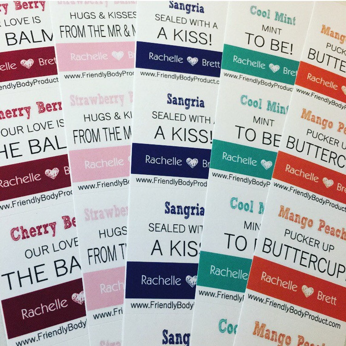 Custom Lip Balms Labels Just Labels - Etsy