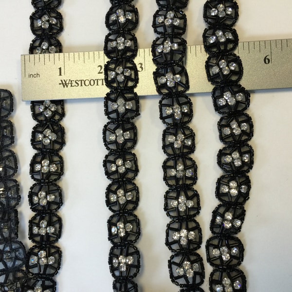 Rhinestone Trim - Etsy