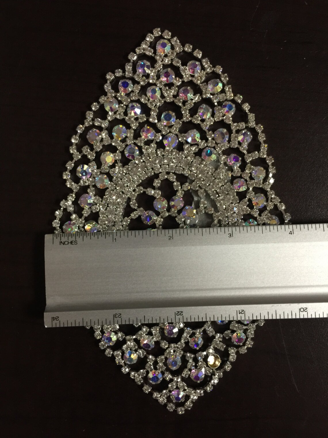 Oval Shape Rhinestone Appliqué - Rhinestone Embellishment. Made in ...