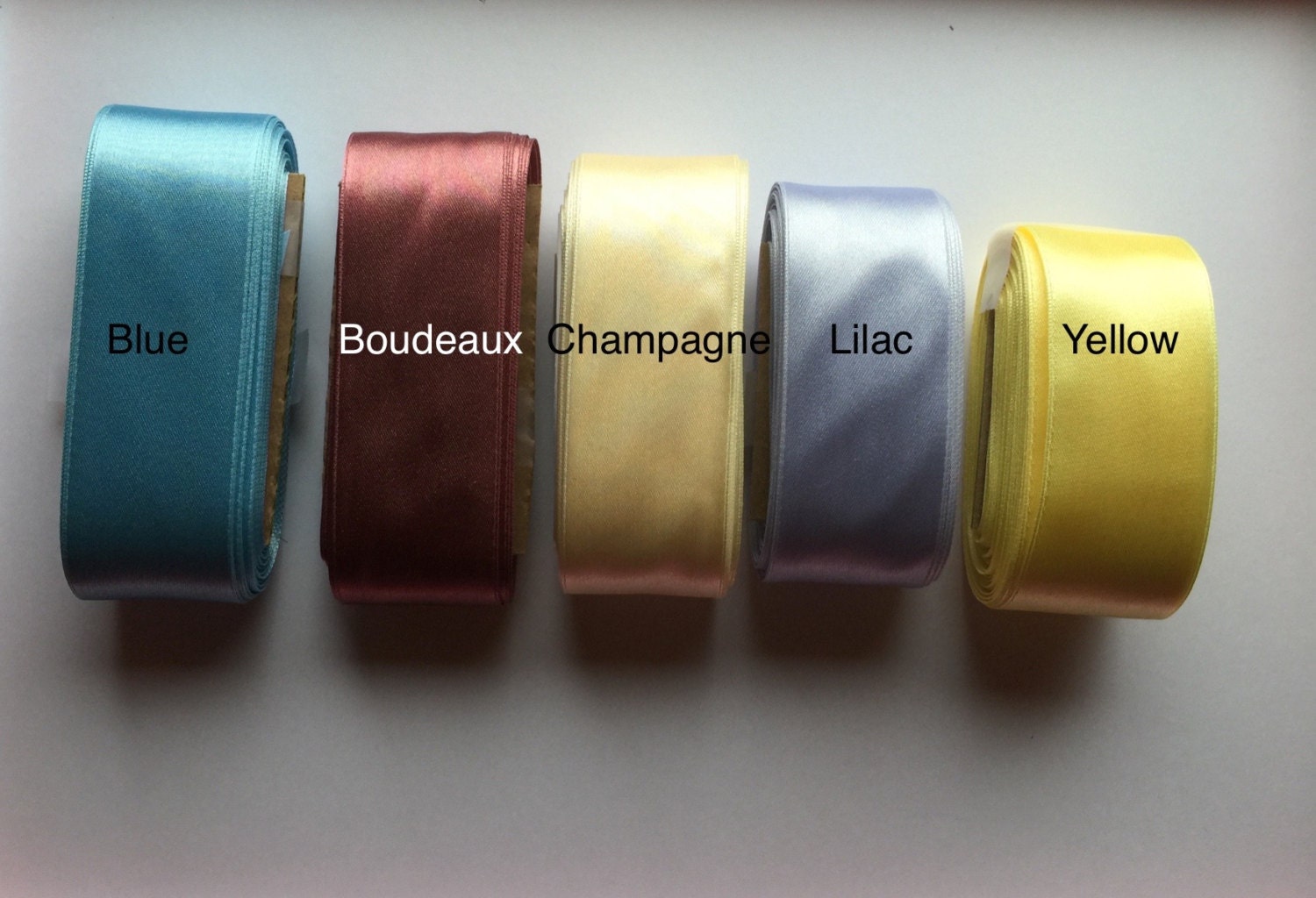 Vintage Ribbons.10 Yards of Double Faced Satin Ribbons 1 1/2 | Etsy