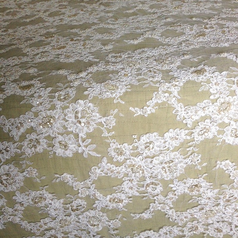 Beaded French Lace - Etsy