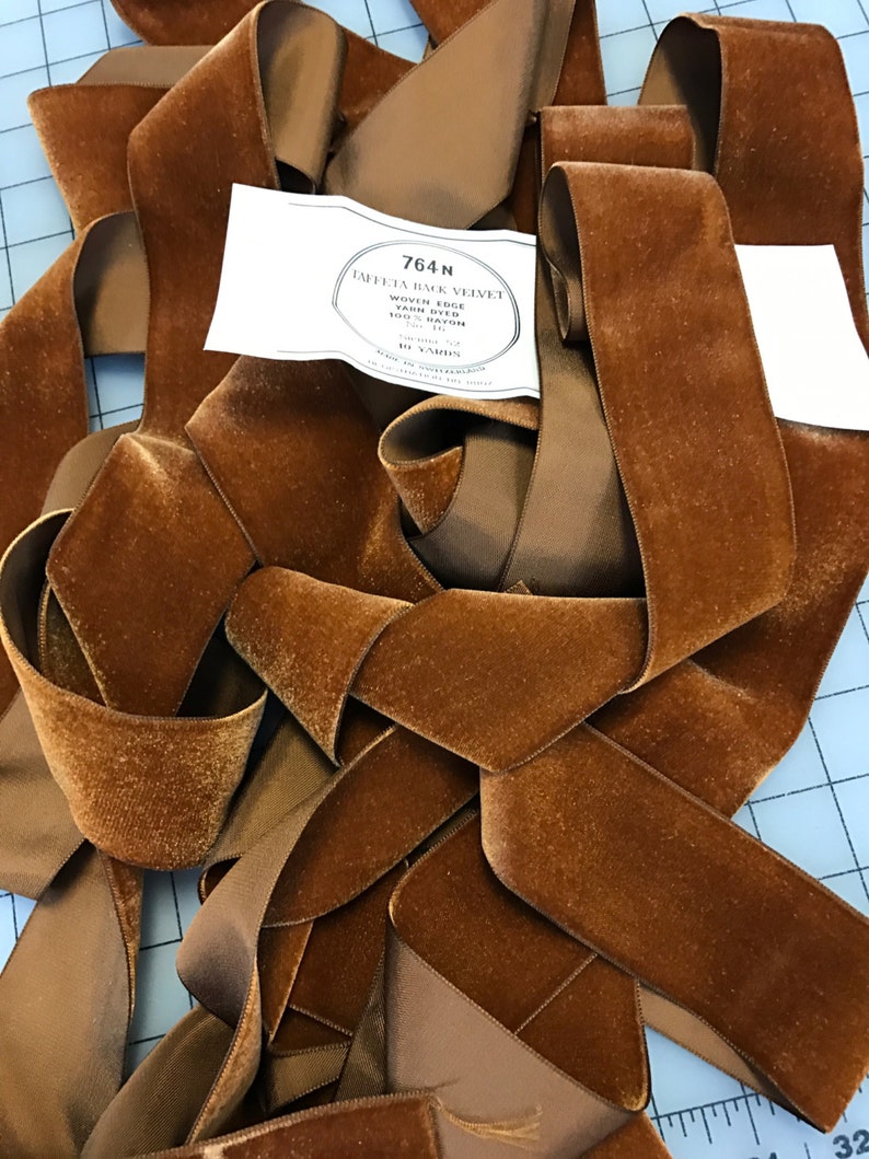 9 Yards of Velvet Vintage Ribbons. 2 Wide Made in - Etsy