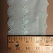Vintage Light Blue Cotton Embroidered Eyelet Lace Fabric.eyelets ...