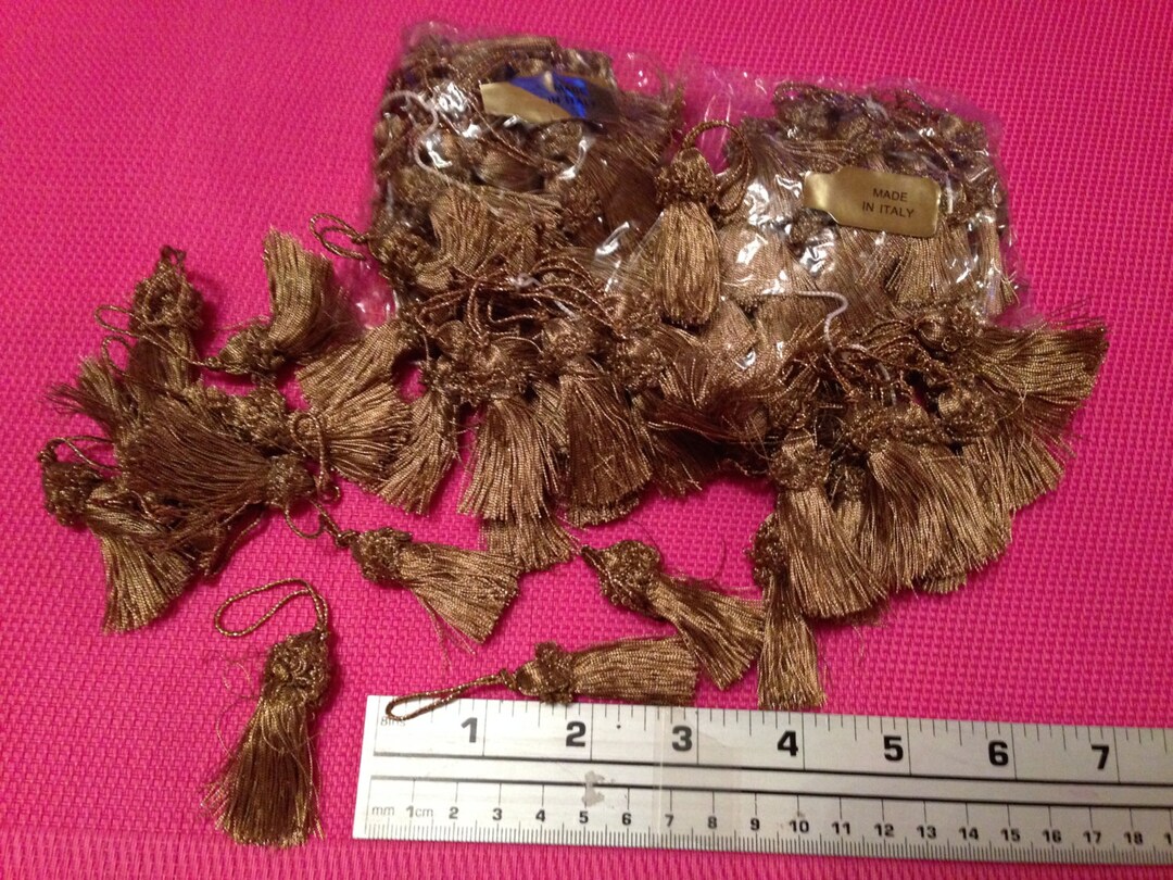 Bronze Metallic Tassel Trim From the 1900s. 3” Long. Sold Individually ...