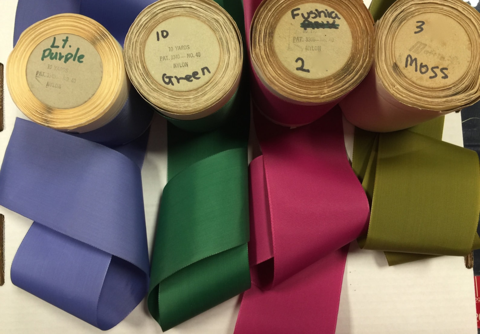 Vintage Nylon Double Faced Ribbon. Made in U.S.A. Sold by the | Etsy