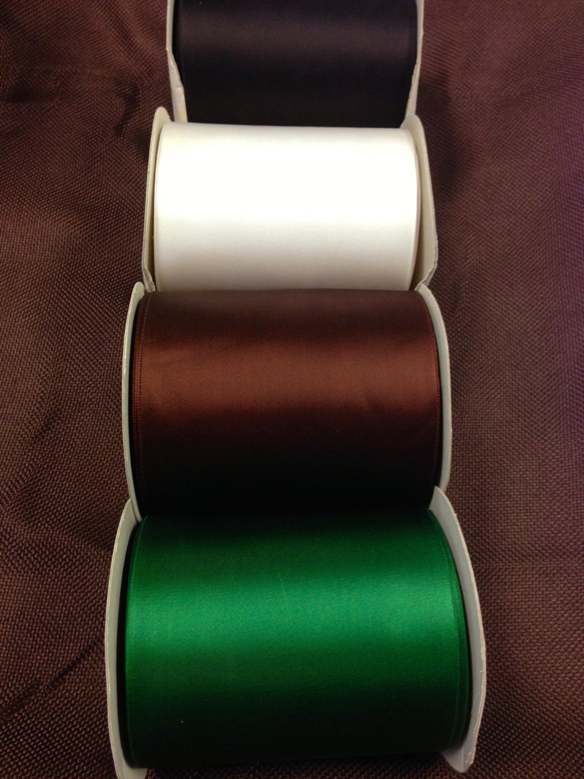 Vintage Satin/faille Ribbons 4 3/4 Wide. Made in France | Etsy