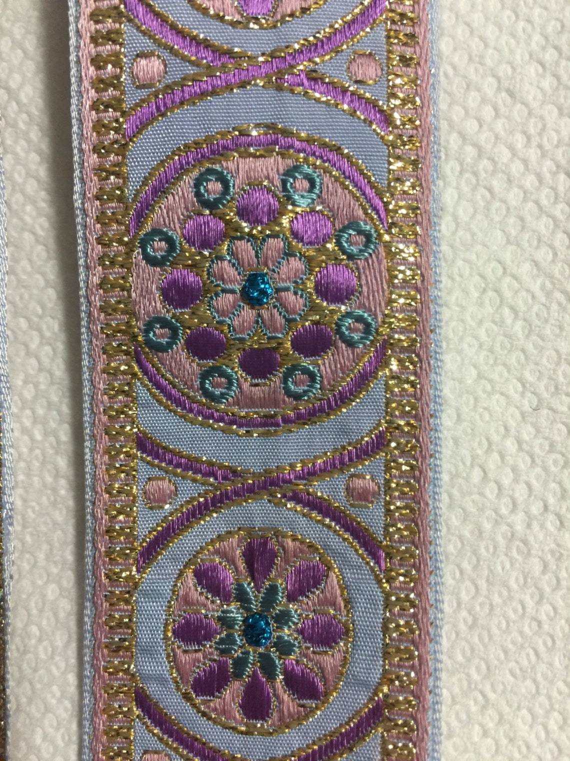 Vintage French Brocade Trim. Jacquard Vintage Jacquards - Etsy