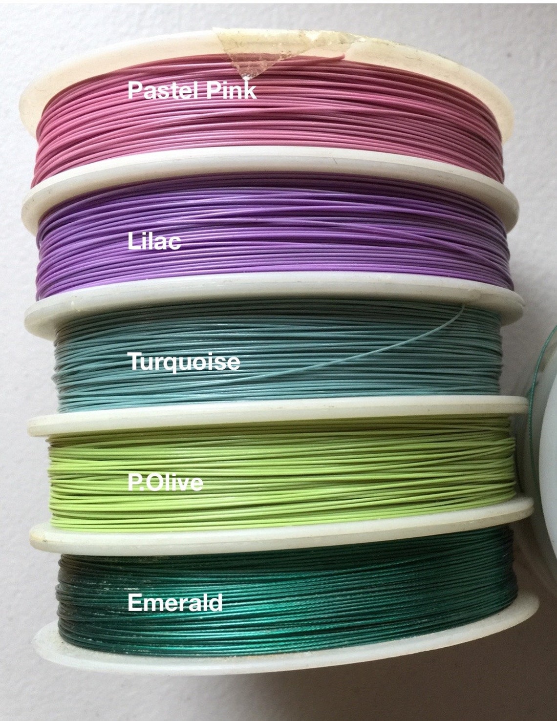 7 Strands Nylon Coated Beading Wire. Craft Wire, Jewellery Wire. Sold ...