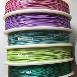 7 Strands Nylon Coated Beading Wire. Craft Wire, Jewellery Wire. Sold ...