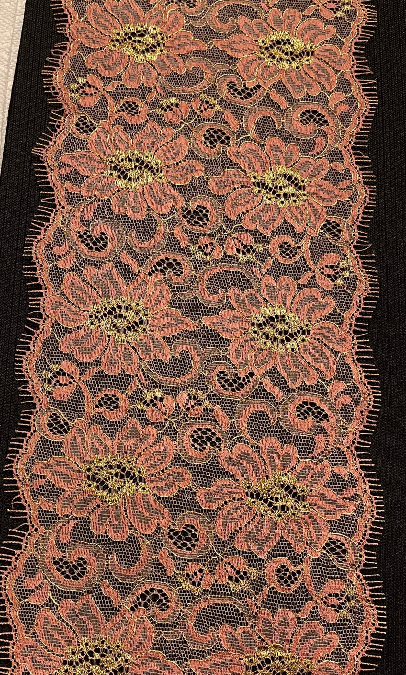 Metallic Scalloped Lace. Sold by the Yard. Made in USA, 7 Wide From ...