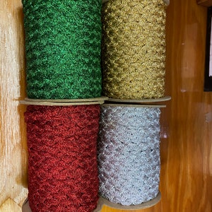 48 Yards of Metallic Gold Ric Rac Ribbon, Gold Zigzag Ribbon, Gold ...