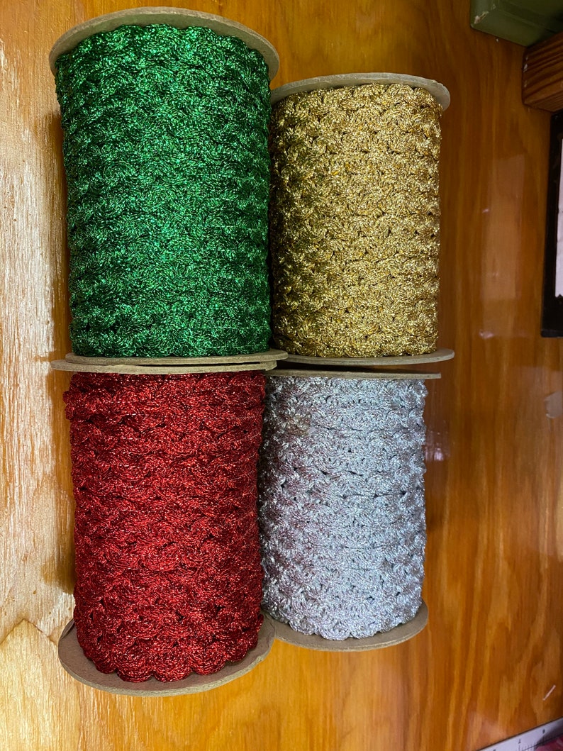 48 Yards of Metallic Gold Ric Rac Ribbon Gold Zigzag Ribbon - Etsy