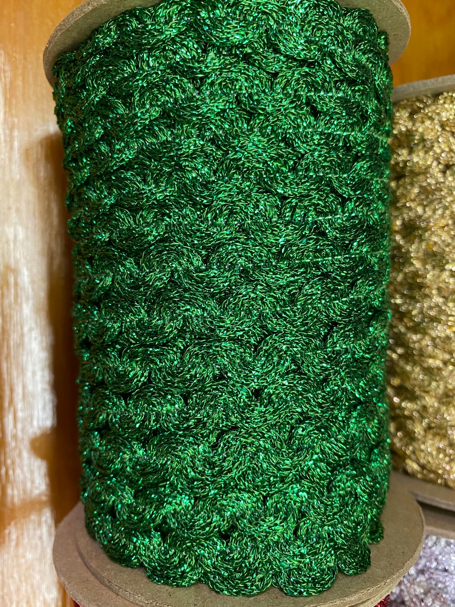 48 Yards of Metallic Gold Ric Rac Ribbon Gold Zigzag Ribbon | Etsy