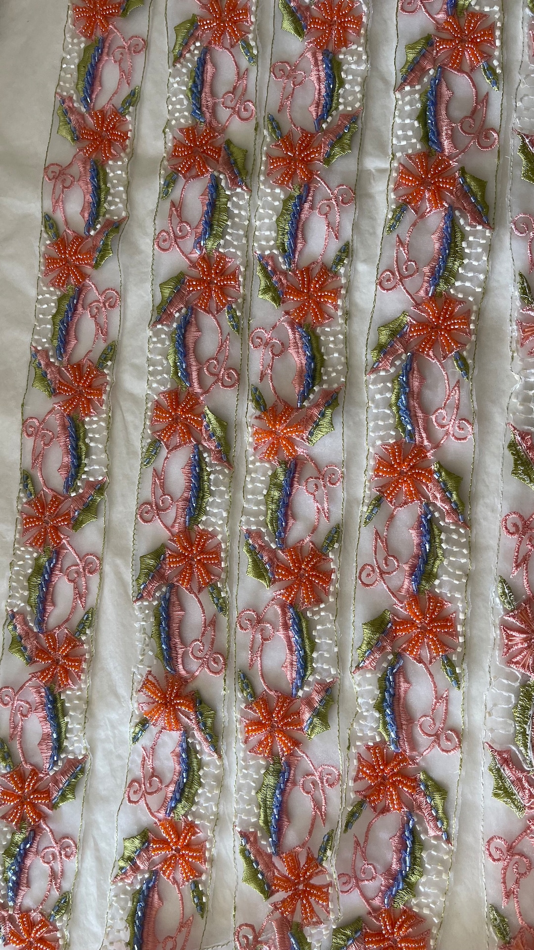 Gorgeous Multi-colors Beaded Trim.beaded Trims,trims, Doll Trims ...