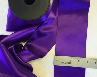 Purple Satin Ribbon - Etsy
