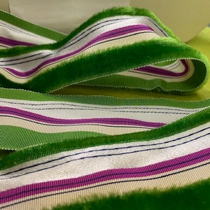 Vintage French Stripe Ribbon. Sold by the Yard. Made in France. - Etsy