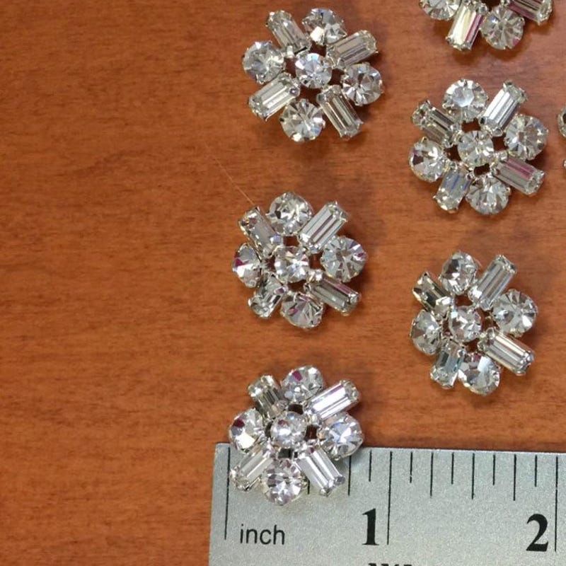 Crystal Buttons - Etsy