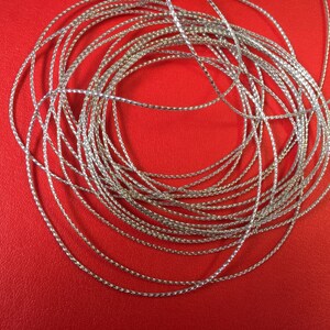 Vintage Silver Metallic Cord- 288 Yards. Made in Japan. Sold by the ...