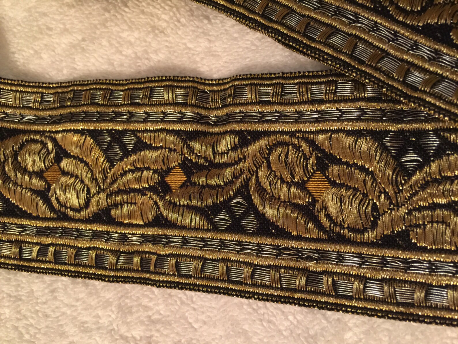 Heavy Vintage Metallic Ribbon. Made in W.germany. Sold by the - Etsy